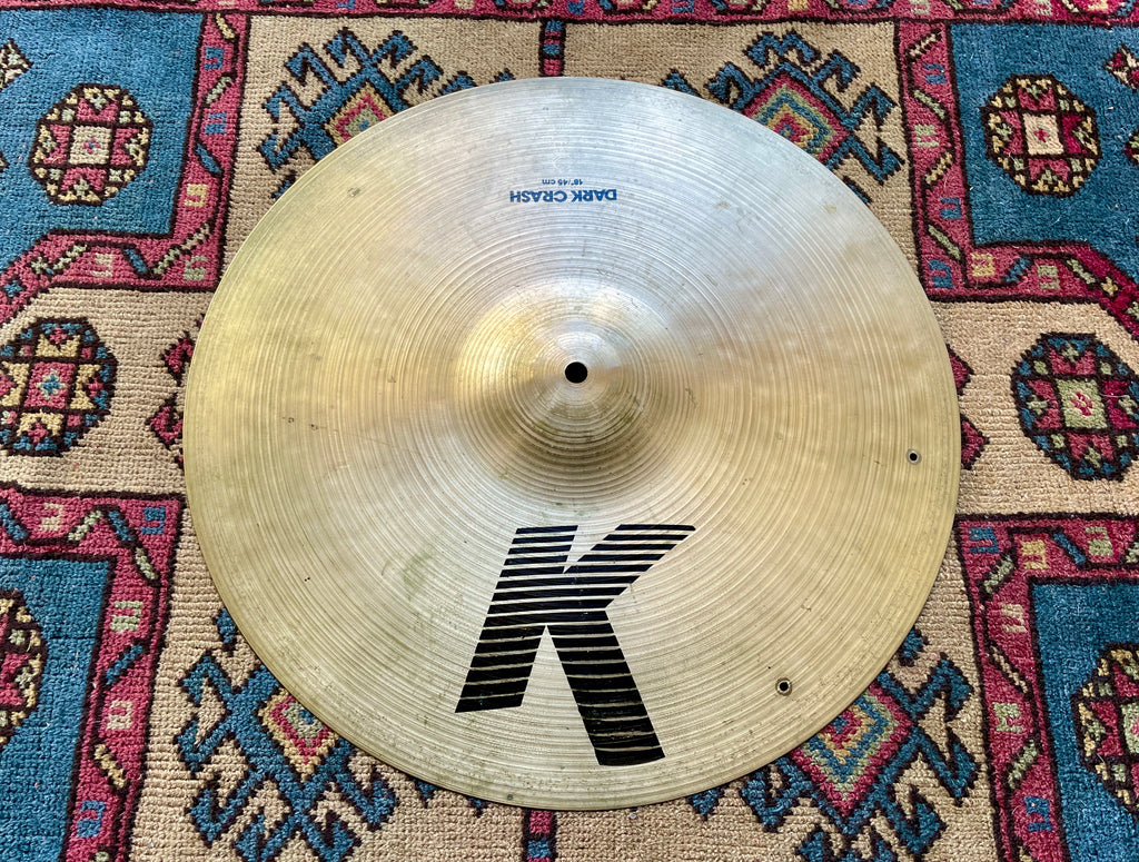 18" Zildjian K Dark Crash Cymbal IAK 1650g *Video Demo* – Drugan's Drums & Guitars