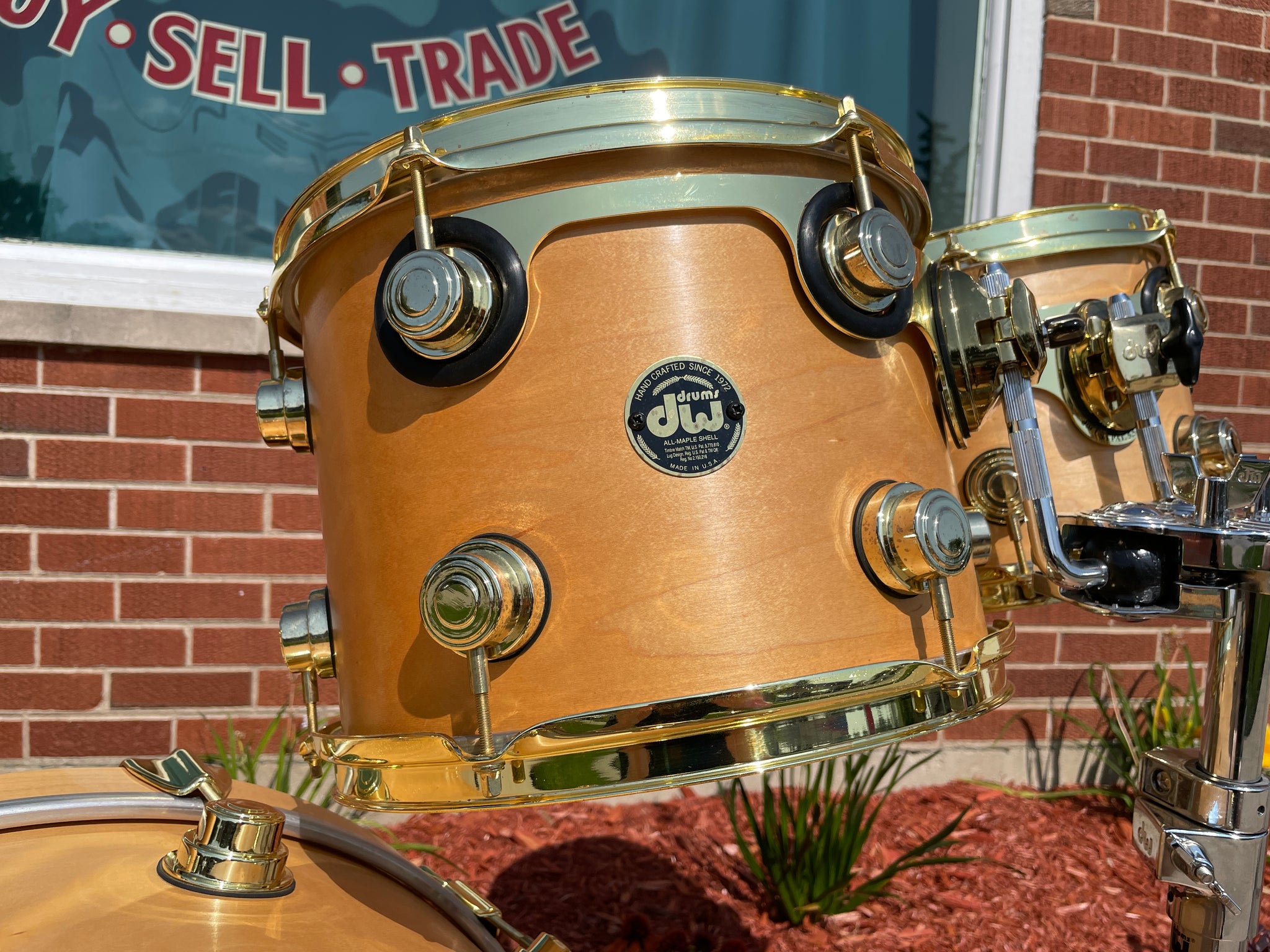 DW Collector's Series Drum Set Gold Hardware Drum Workshop 22/10/12/14 ...