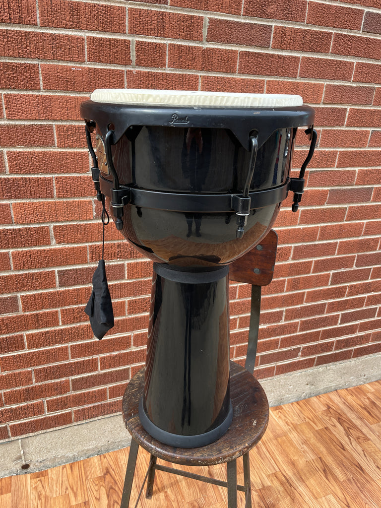 Pearl 12.5" Elite Series Fiberglass Djembe Black – Drugan's Drums & Guitars
