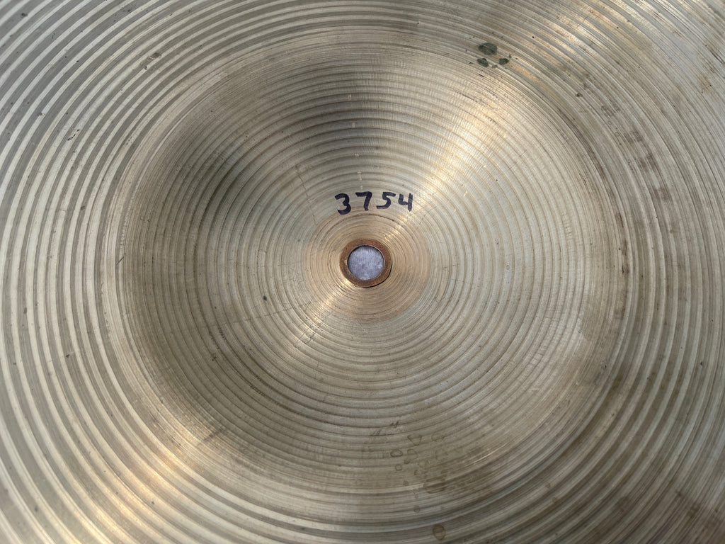 22" Zildjian A 1970s Hollow Logo Ride Cymbal 3754g – Drugan's Drums ...