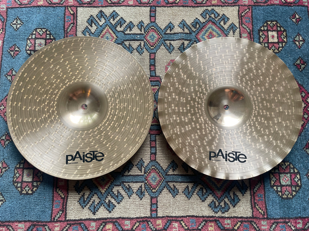 14" Paiste Black Alpha Slipknot Edition Sound Edge Hi-Hat Cymbal Pair ...
