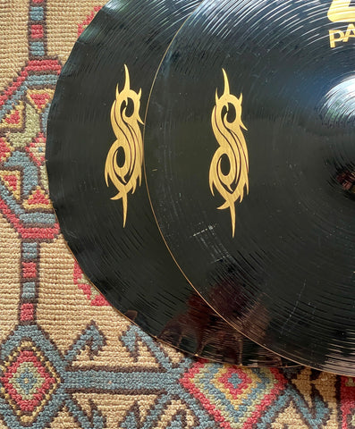 14" Paiste Black Alpha Slipknot Edition Sound Edge Hi-Hat Cymbal Pair ...
