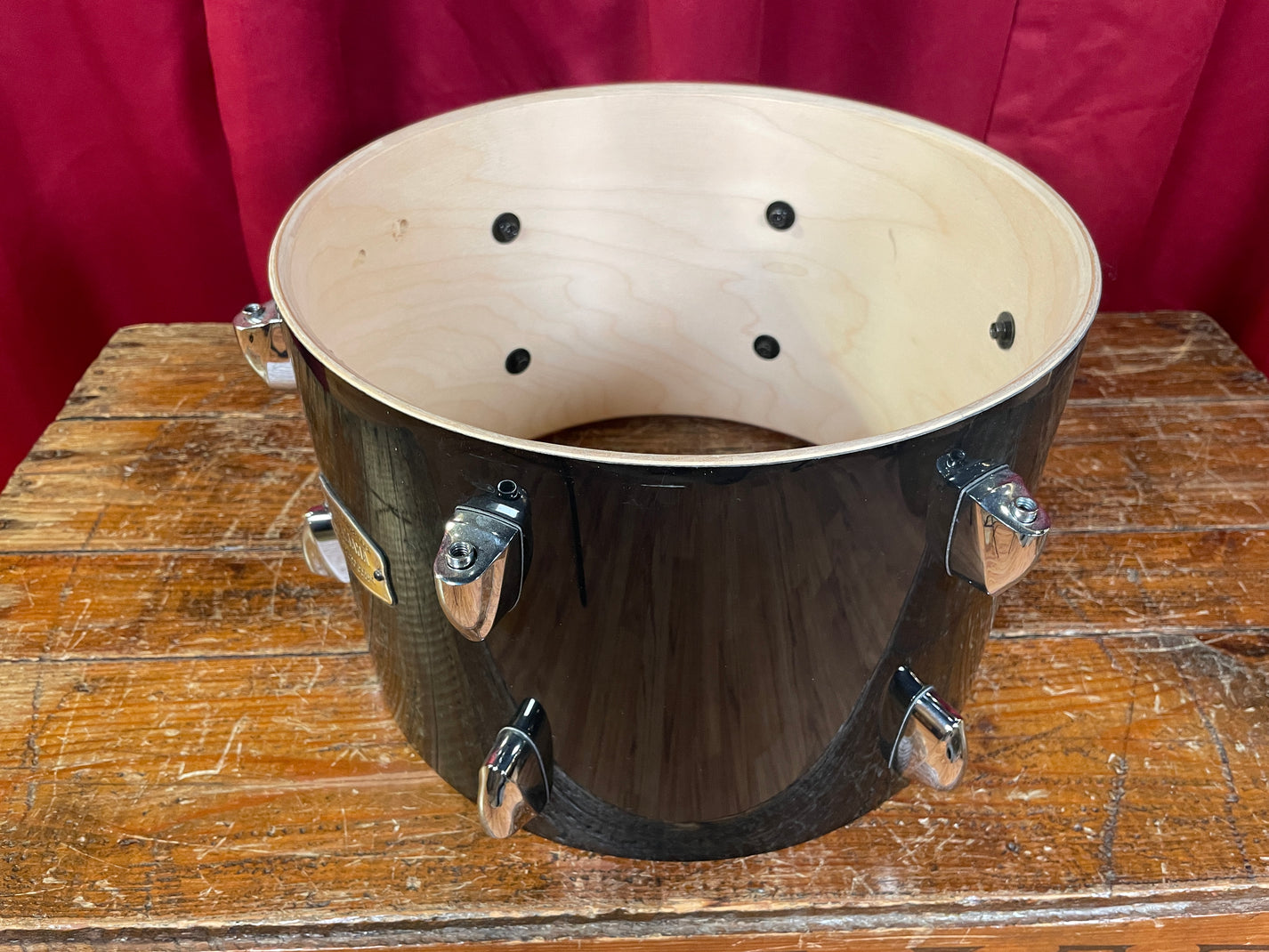 2015 Yamaha Stage Custom 8x12 Tom Drum Shell Raven Black SBT1208 ...