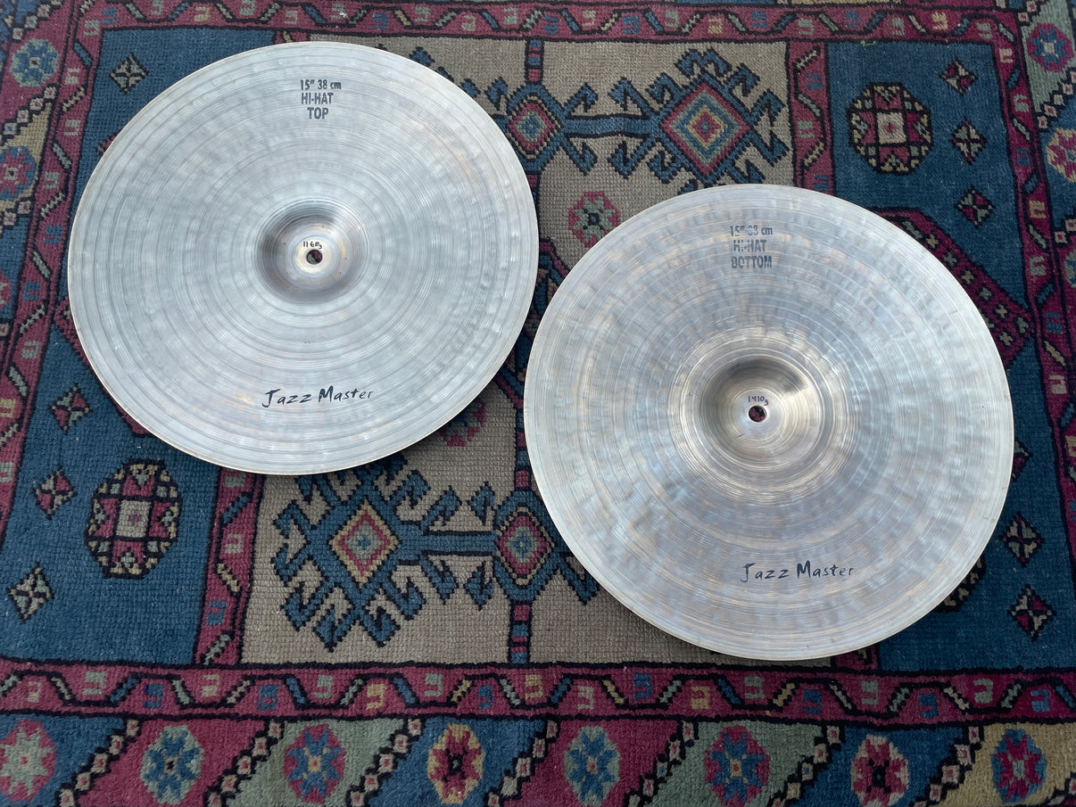 15" Masterwork Jazz Master Hi-Hat Cymbal Pair 1160g/1410g *Video Demo ...