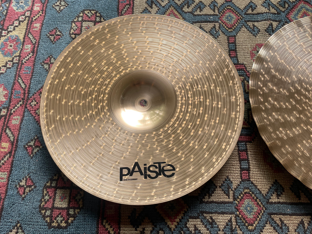 14" Paiste Black Alpha Slipknot Edition Sound Edge Hi-Hat Cymbal Pair ...