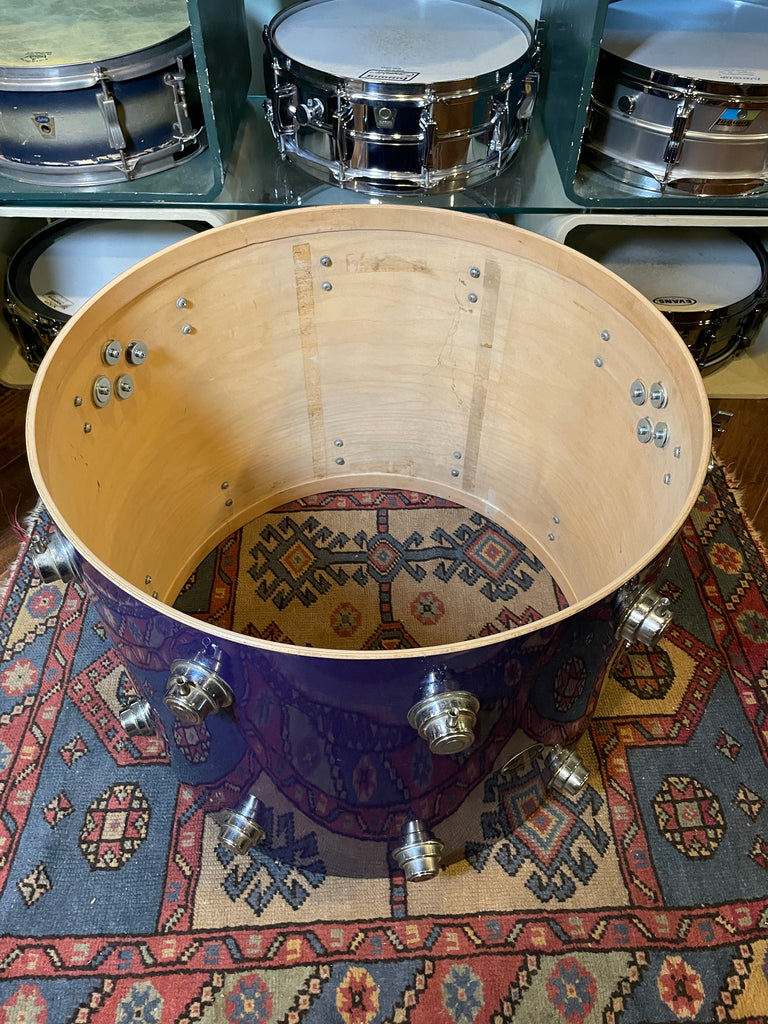 DW Drum Set Blue/Purple Sparkle Drum Workshop Pre-Collector's Series 2 ...