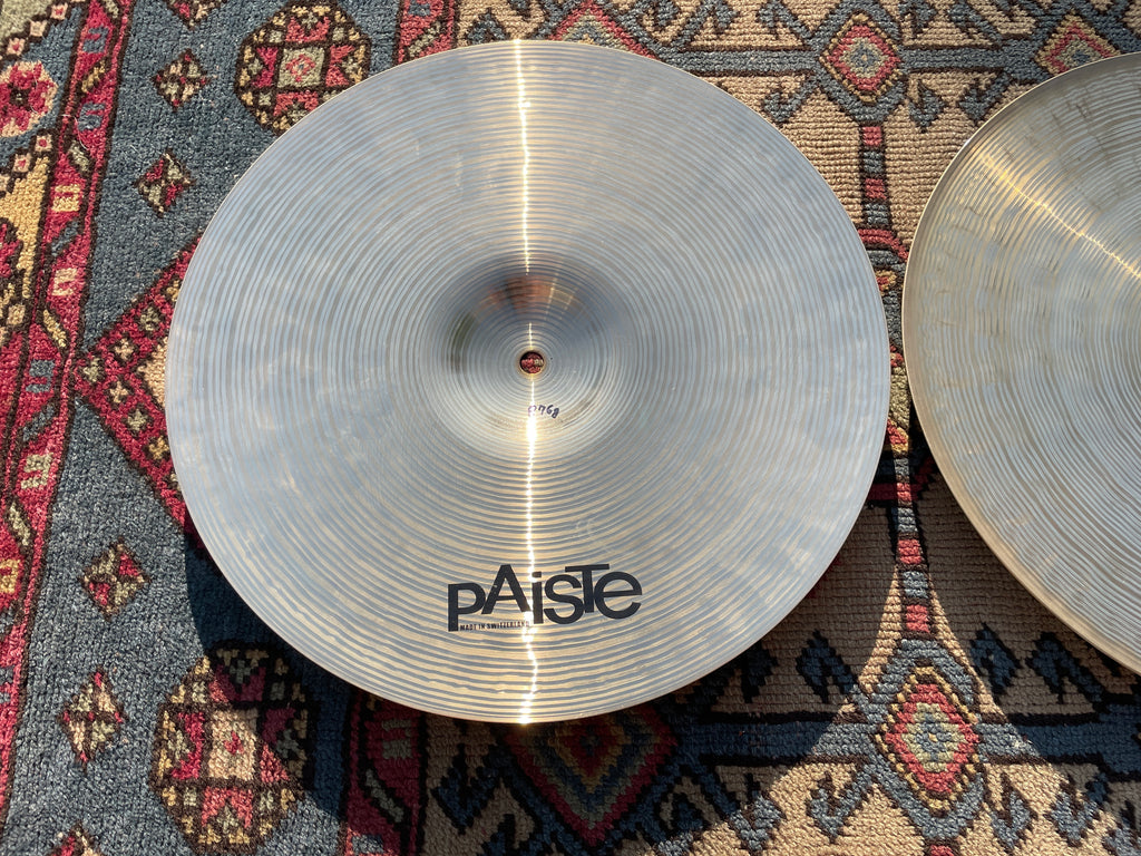 14" Paiste Signature Dark Crisp Hi-Hat Cymbal Pair 876g/1484g – Drugan ...