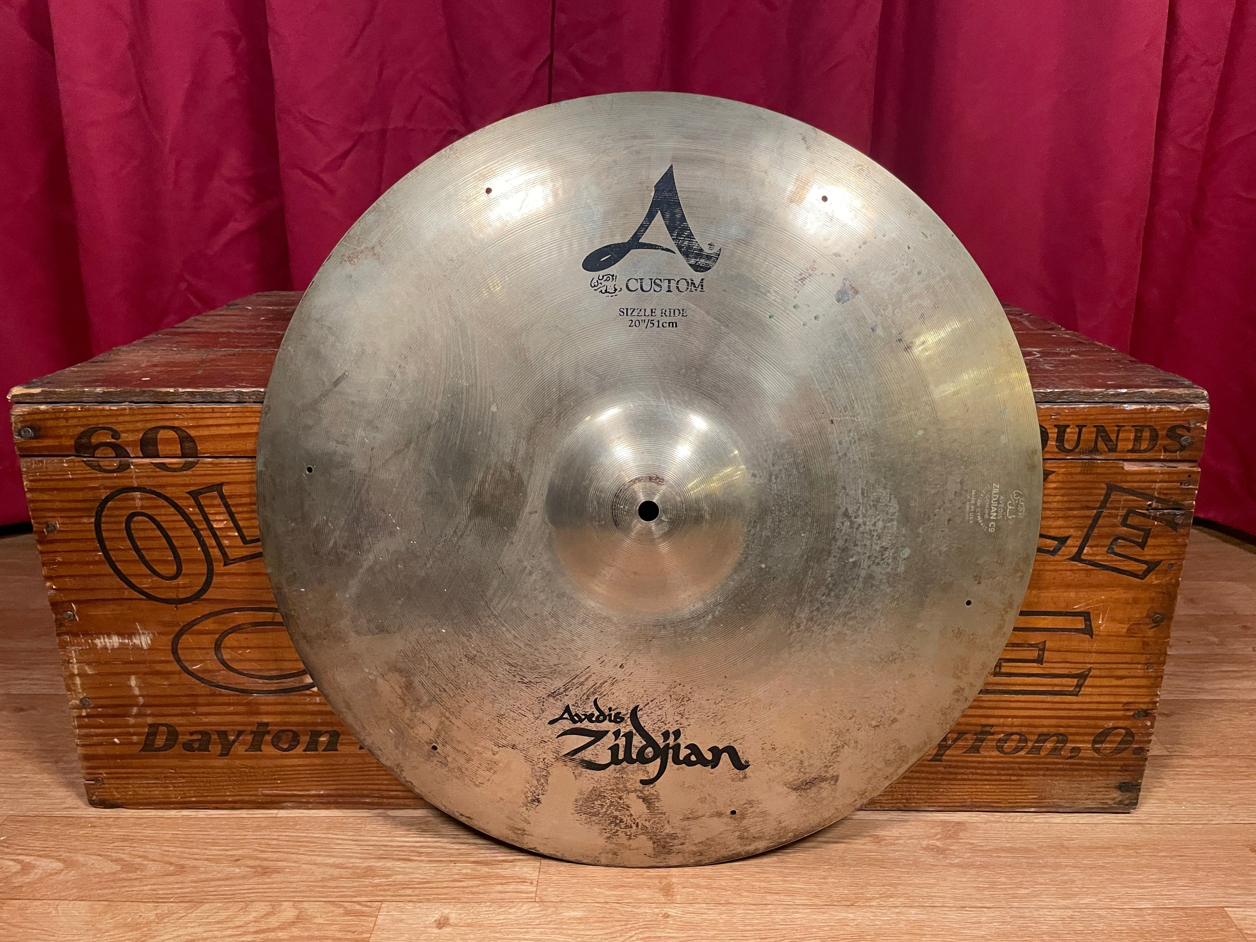 20" Zildjian A Custom Sizzle Ride Cymbal 2264g *Video Demo* – Drugan's ...