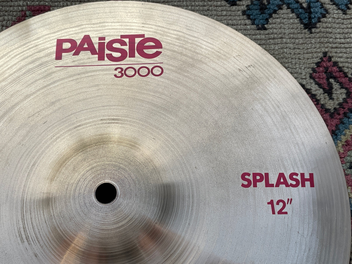 12" Paiste 1980s 3000 Splash Cymbal 508g – Drugan's Drums & Guitars