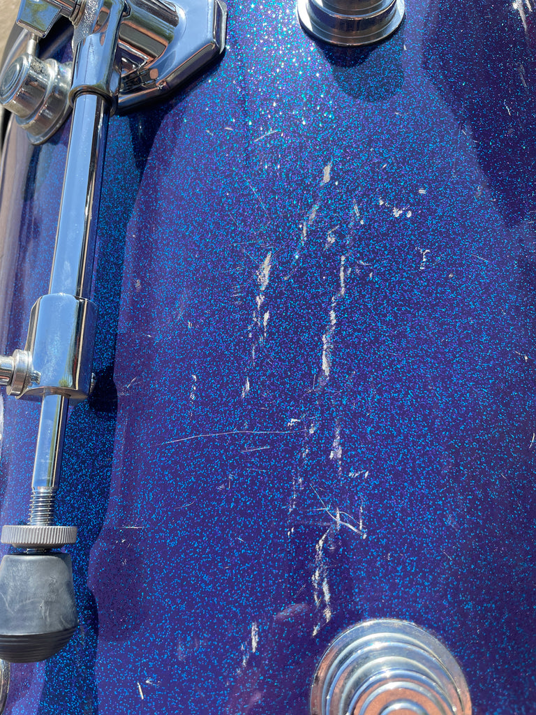 DW Drum Set Blue/Purple Sparkle Drum Workshop Pre-Collector's Series 2 ...