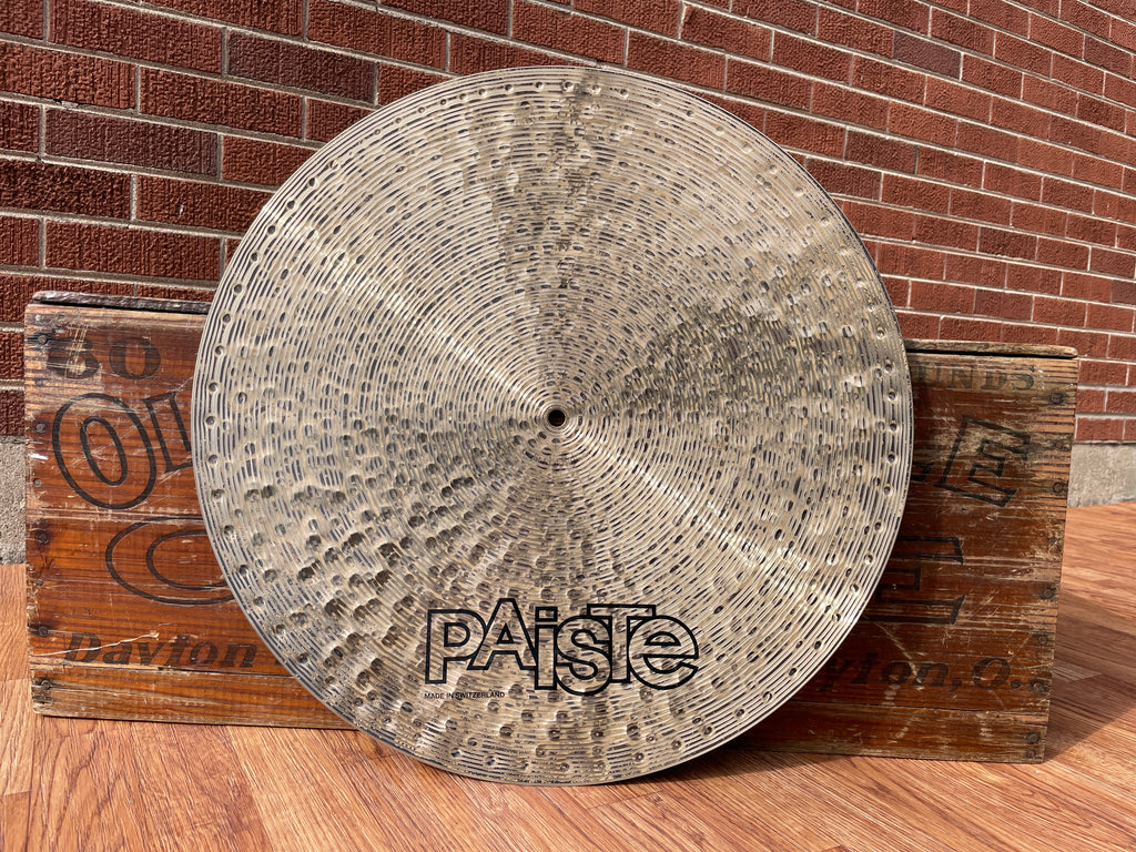 20" Paiste Signature Traditional Light Flat Ride Cymbal 2028g *Video D ...