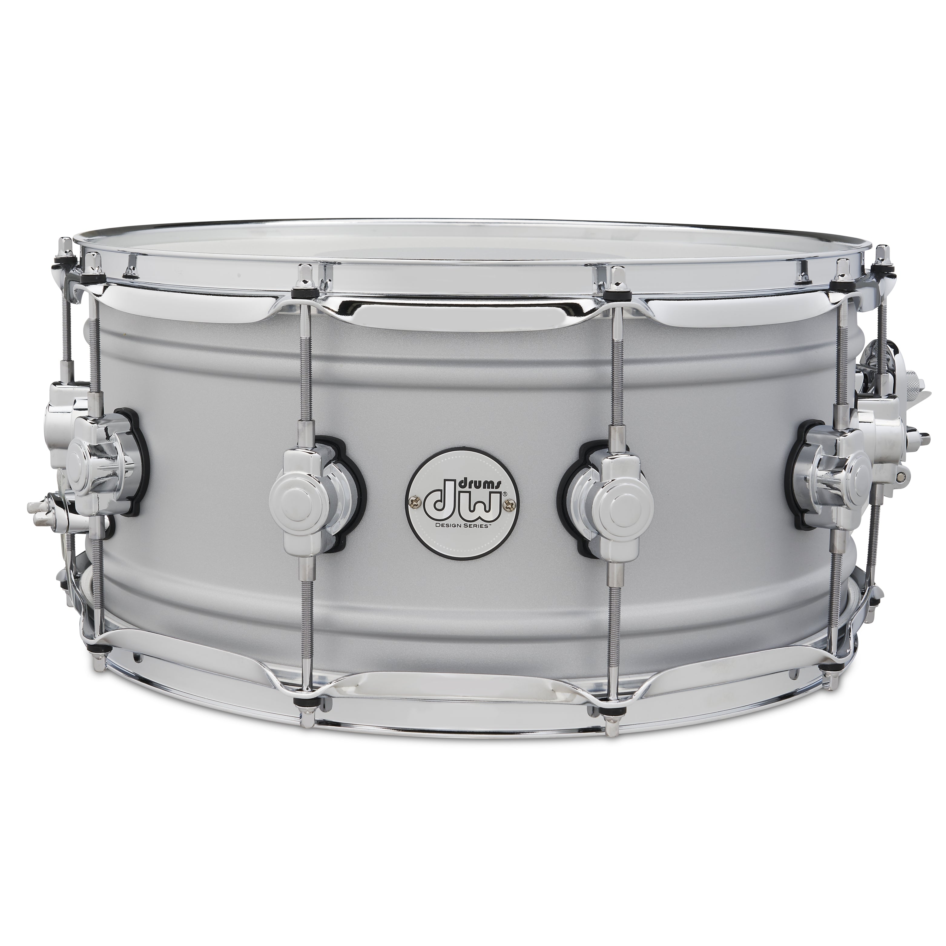 DW Design Series Matte Aluminum 6.5x14 Snare Drum DDSD6514MACR – Drugan ...