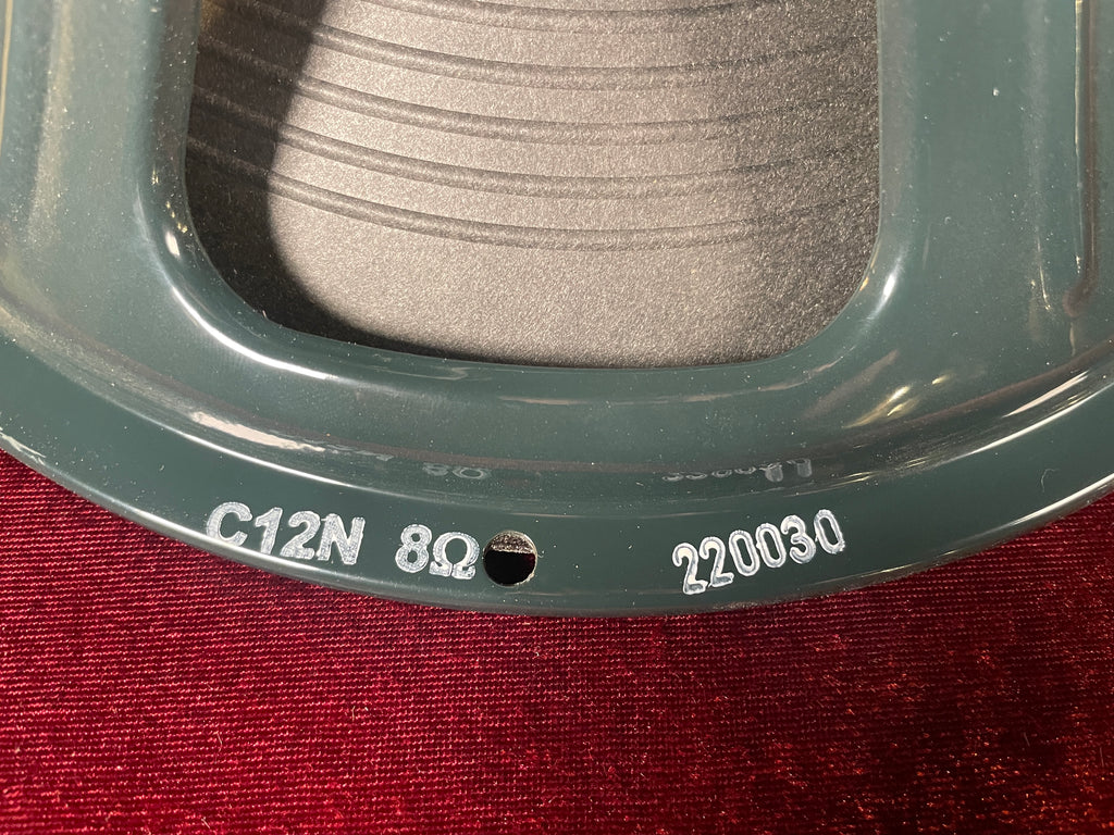 Jensen 12" 50W C12N Guitar Speaker 8 Ohm Made In Italy (Stock #35) – Drugan's Drums & Guitars