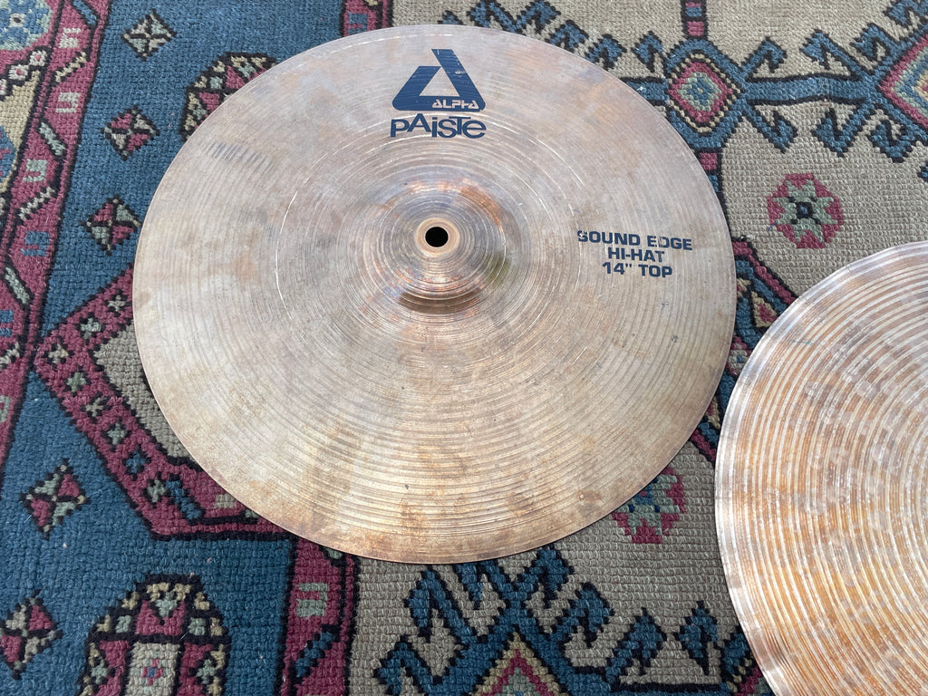 14" Paiste Alpha Sound Edge Hi-Hat Cymbal Pair 894g/1052g – Drugan's ...