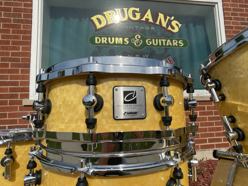 Sonor Designer Series Drum Set Birdseye Maple Light NOS 22/10/12/14/16 ...