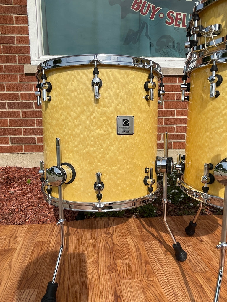 Sonor Designer Series Drum Set Birdseye Maple Light NOS 22/10/12/14/16 ...