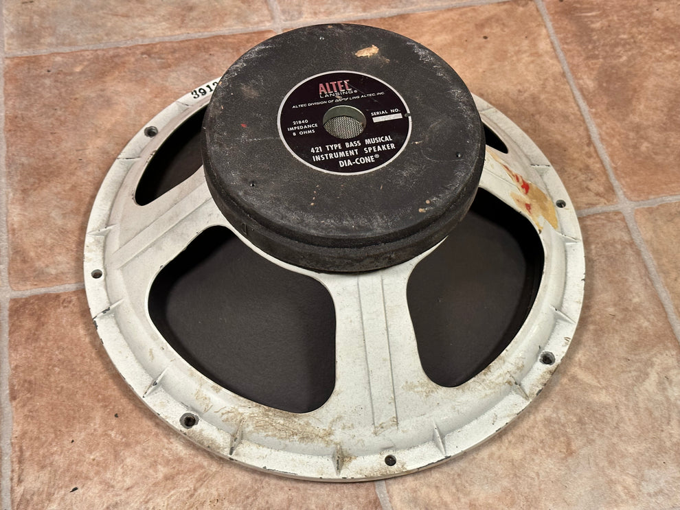 Vintage 15" Altec Lansing 421 Dia-Cone Bass Speaker – Drugan's Drums ...