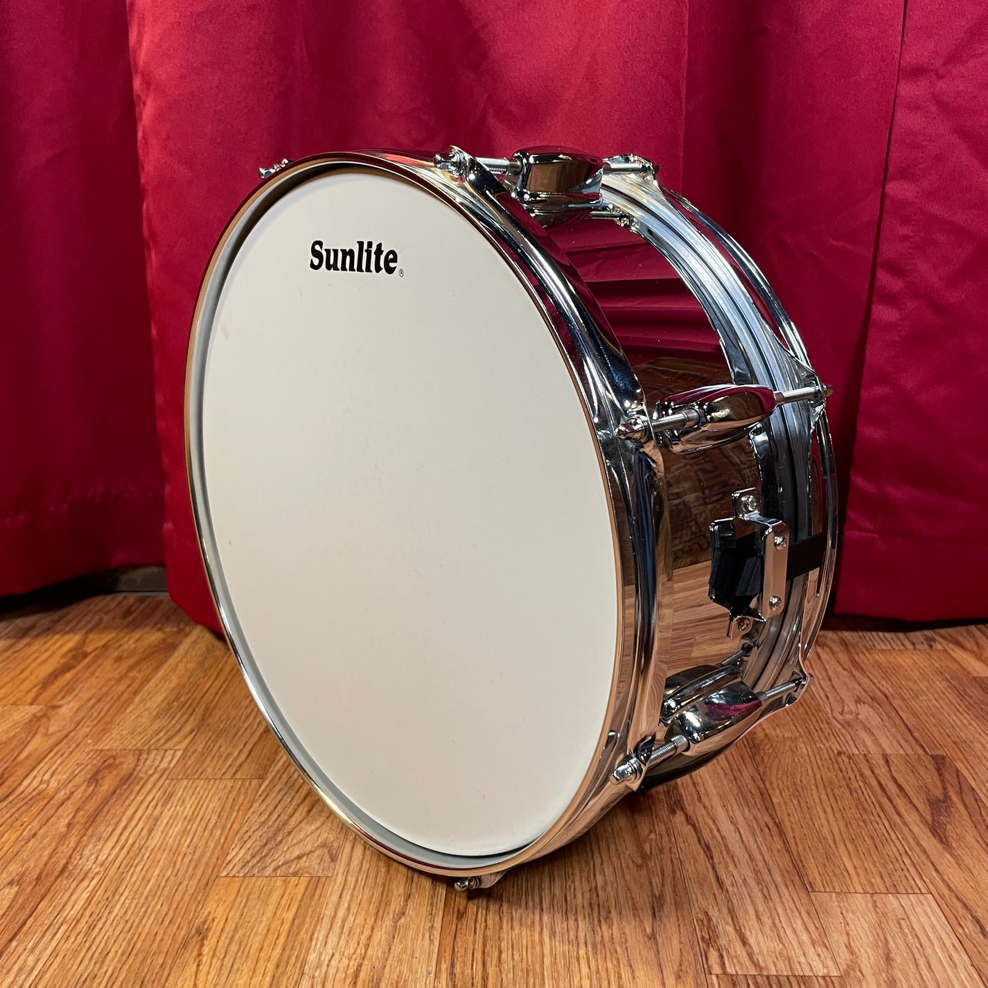 Sunlite 5.5x14 Steel Snare Drum Student Set w/ Stand, Backpack Case, a ...