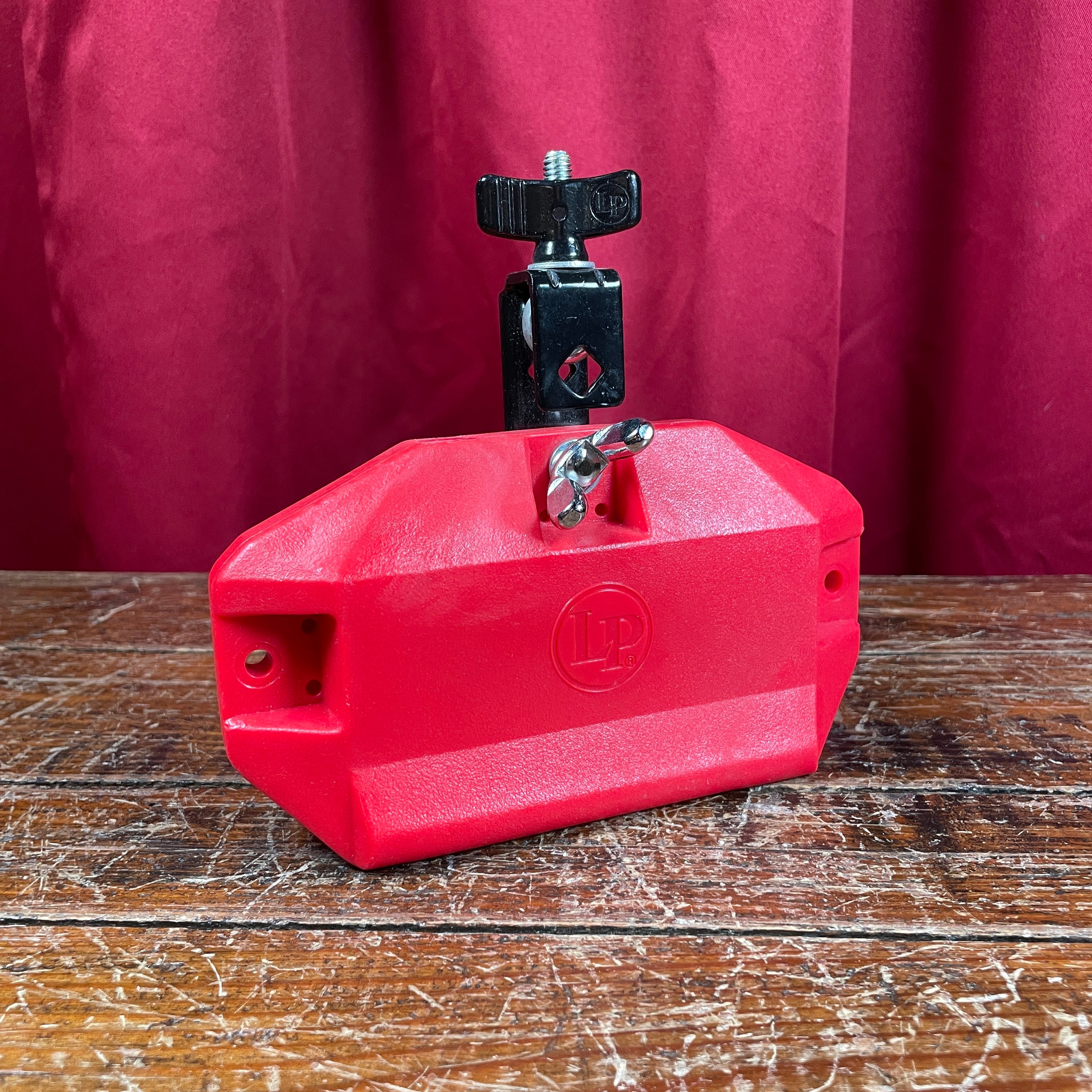 LP Jam Block Medium with Bracket Red LP1207 – Drugan's Drums & Guitars