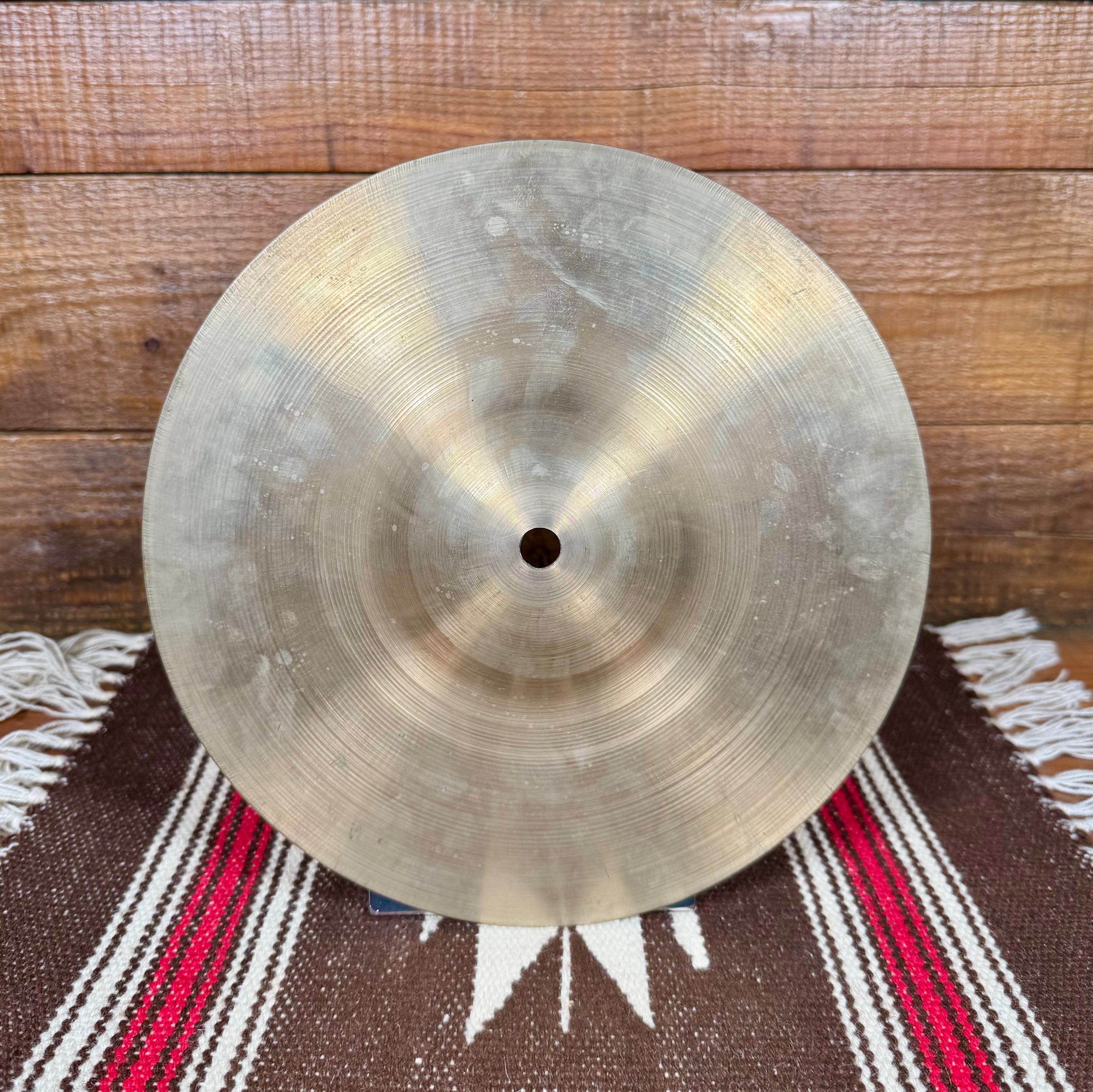 10" 1960s Zanchi Roto Cast Splash Cymbal Made in Italy 254g *Video Dem ...
