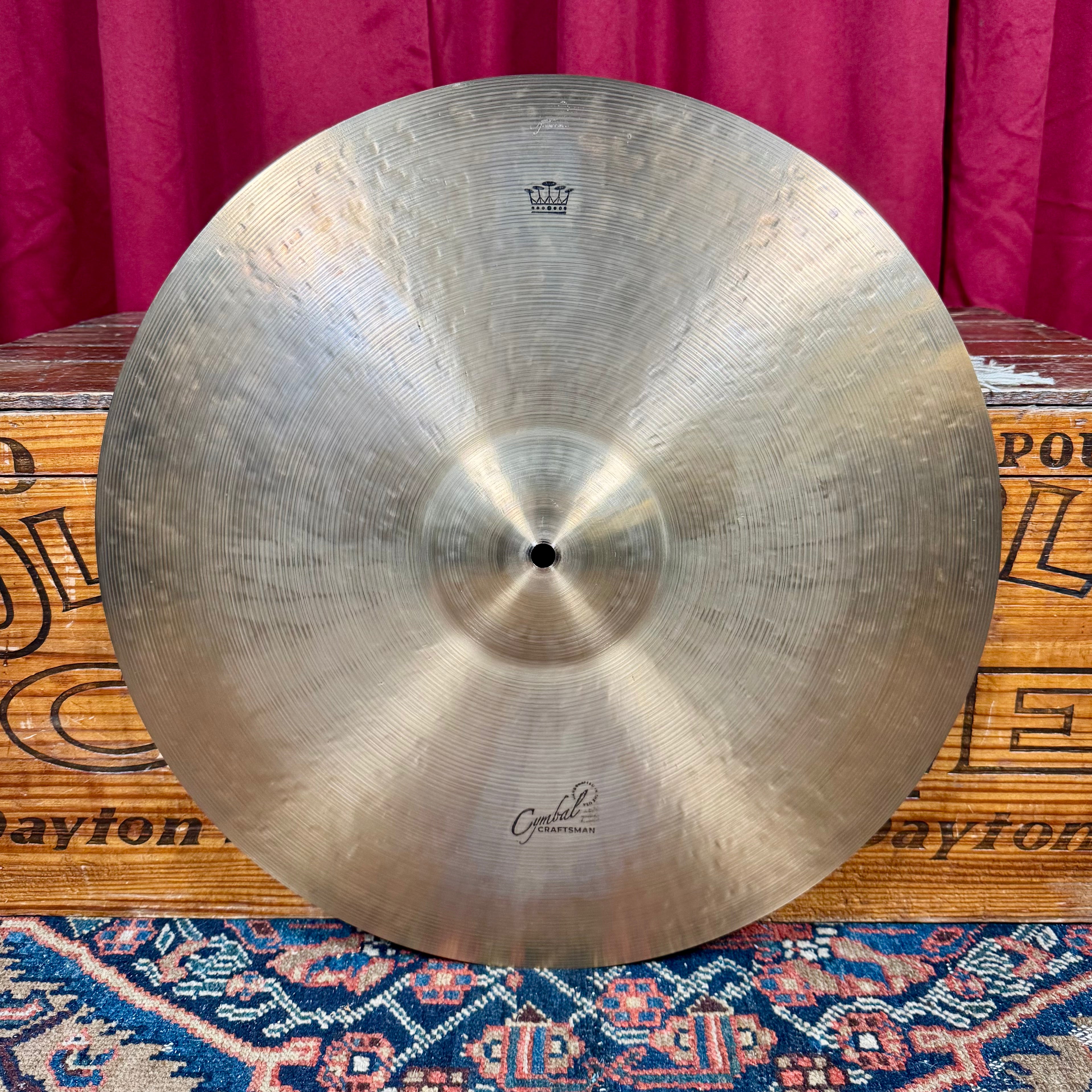 19" Royal Cymbals Cymbal Craftsman Crash Ride Patina Finish 1625g *Vid ...