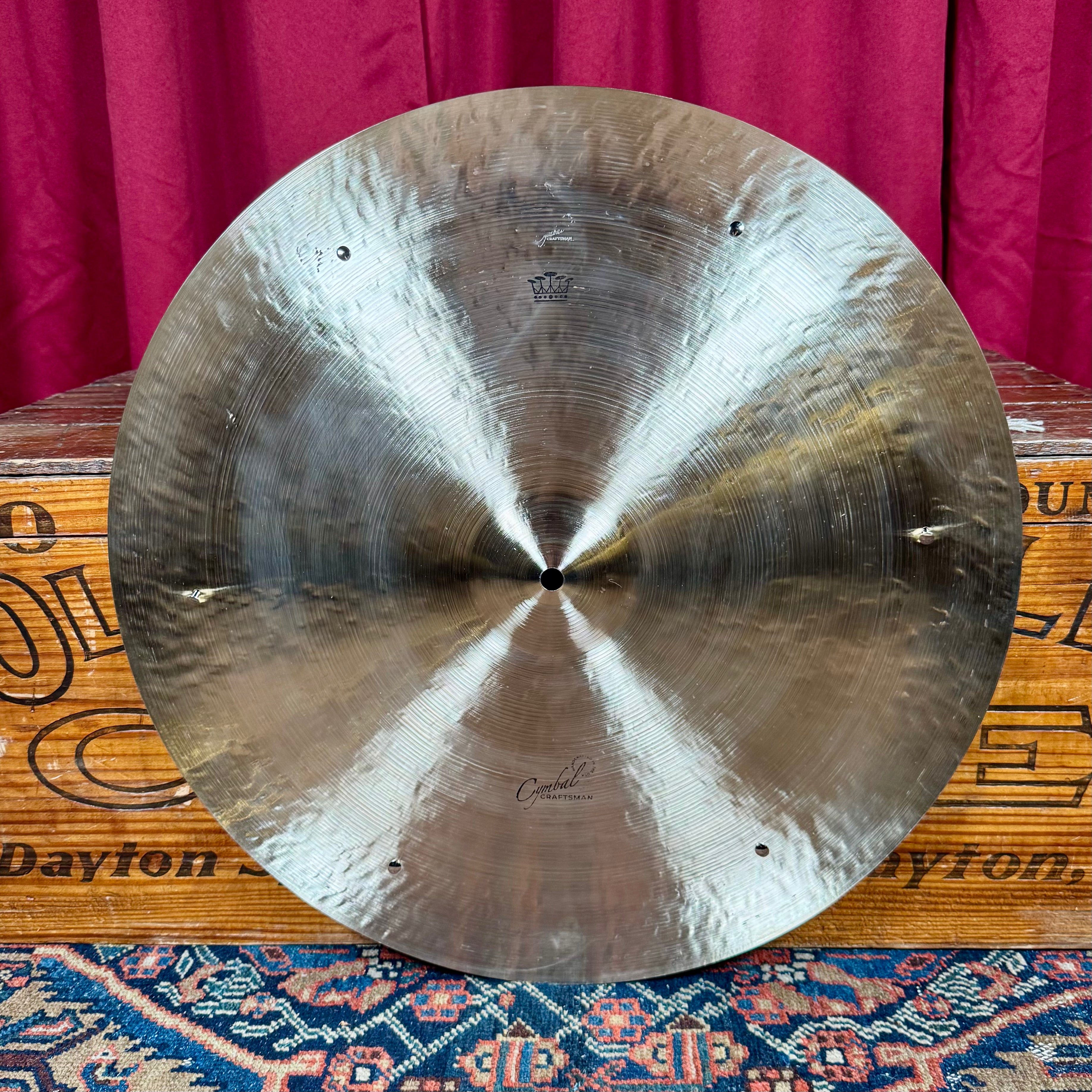20" Royal Cymbals Cymbal Craftsman Swish China w/ 6 Rivets 1829g *Vide ...