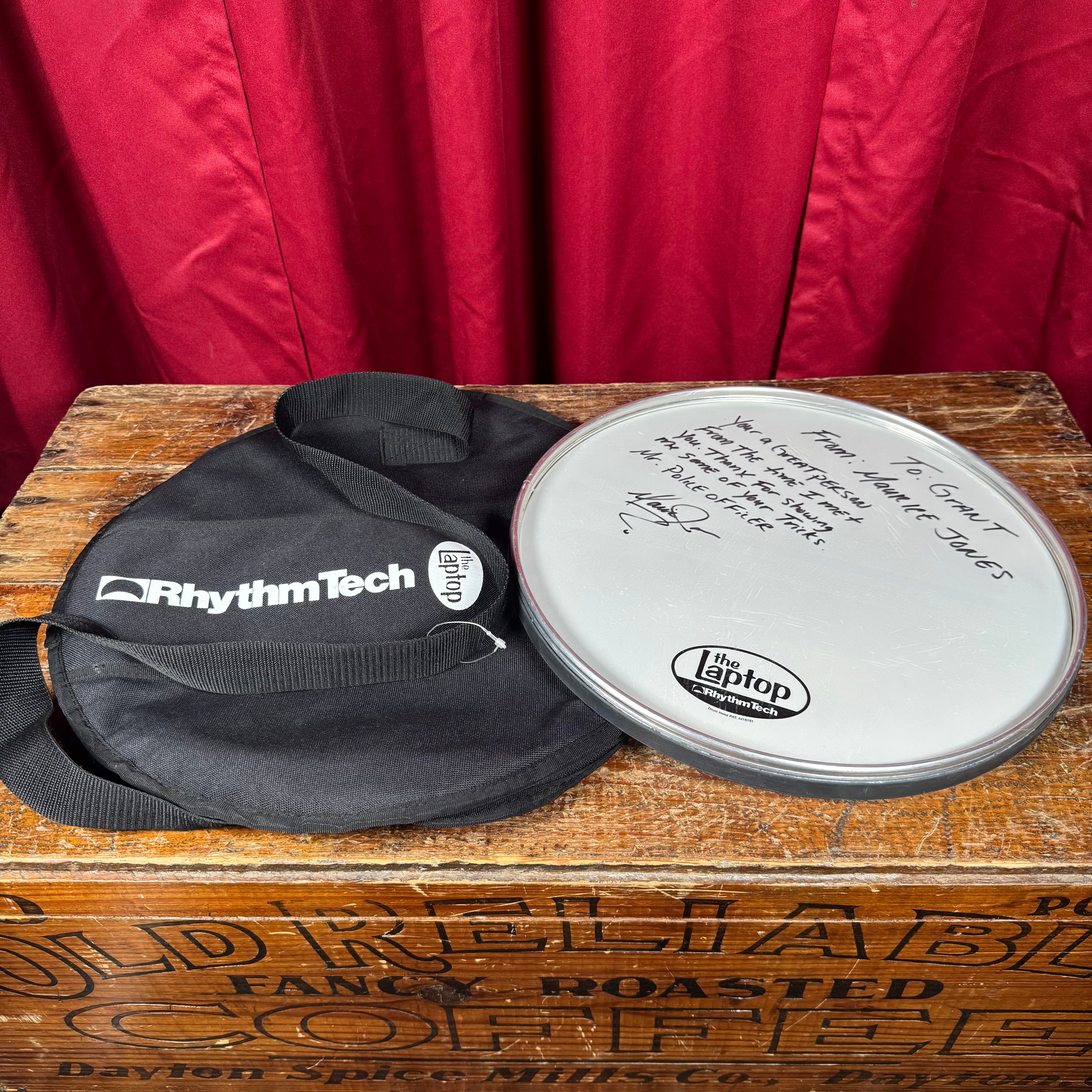 RhythmTech The Laptop Brushes Practice Pad with Active Snare – Drugan's ...