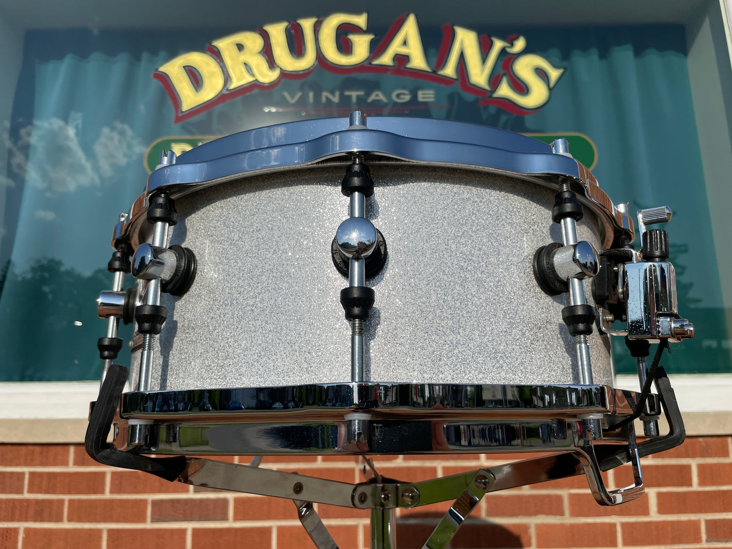 Sonor Designer Series 6.5x14 Maple Light Snare Drum White Sparkle DSS1 ...