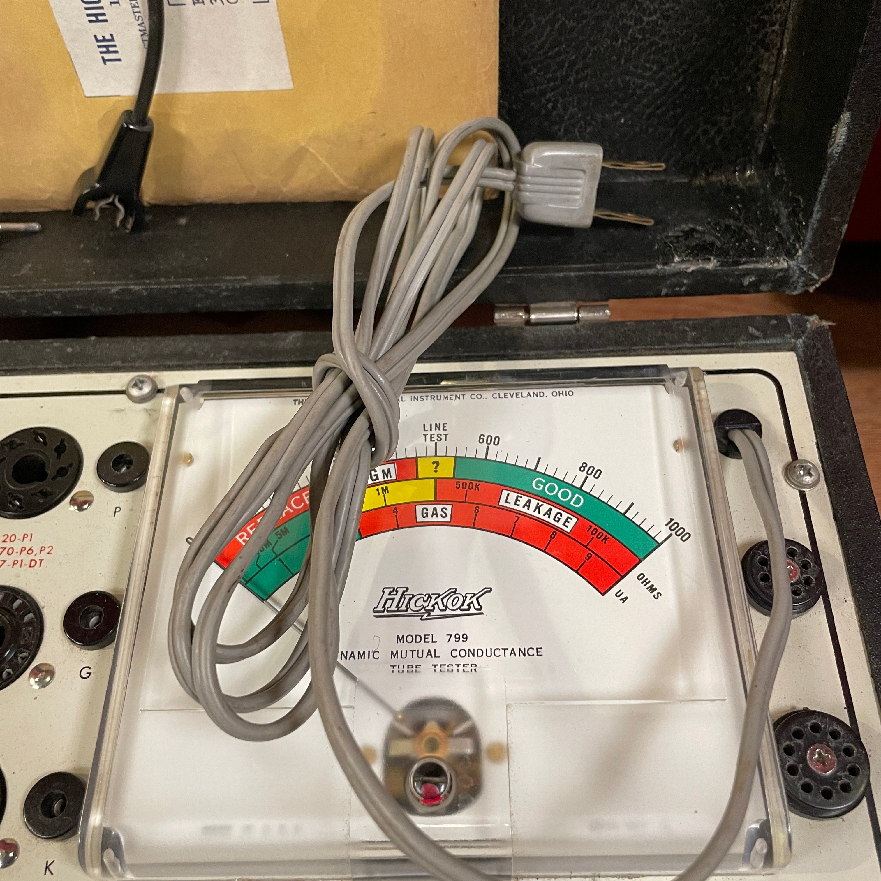 Vintage Hickok Model 799 Mustang Mutual Conductance Vacuum Tube Tester ...