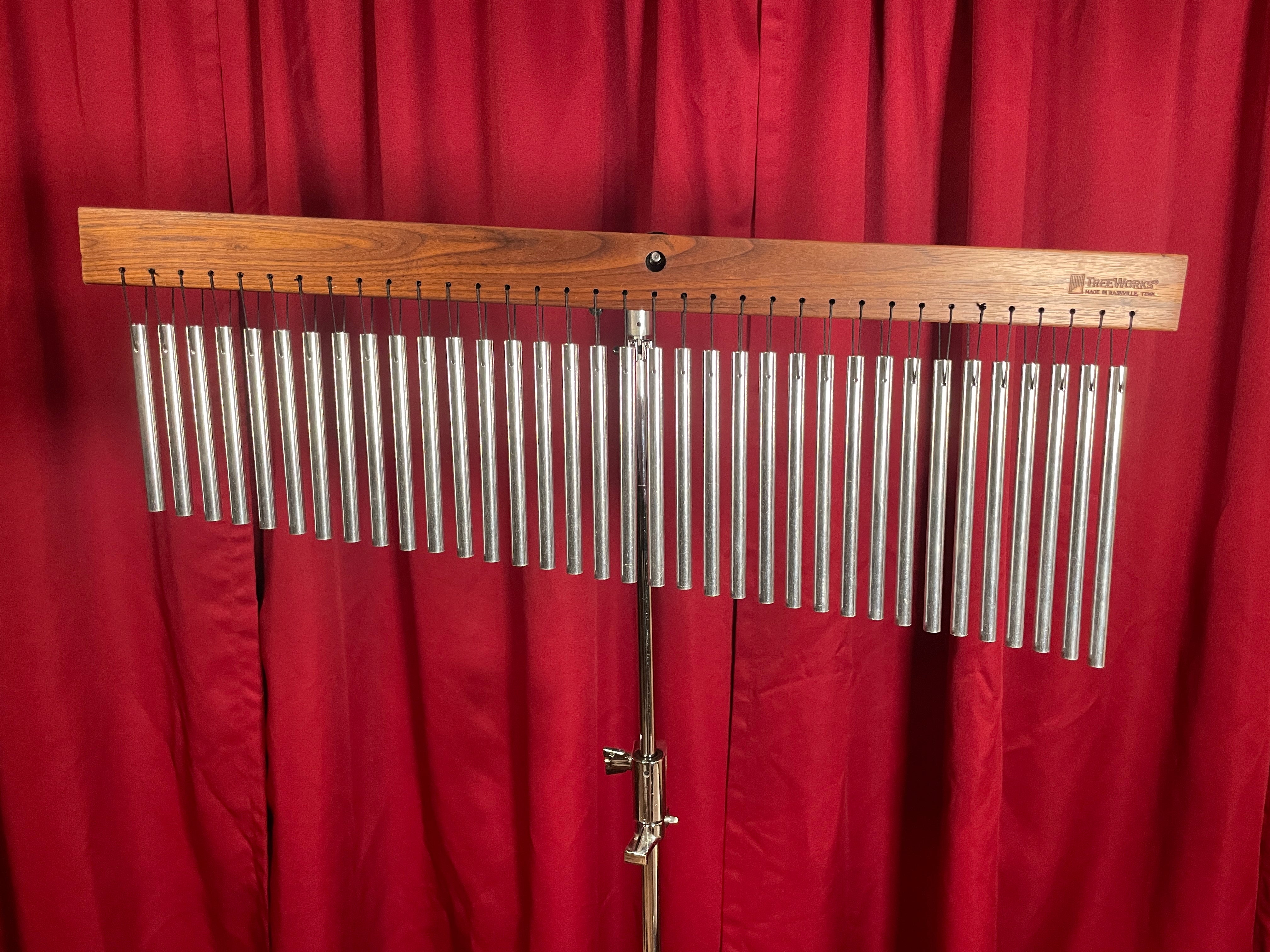 TreeWorks TRE35 Single Row 35-Bar Chimes – Drugan's Drums & Guitars