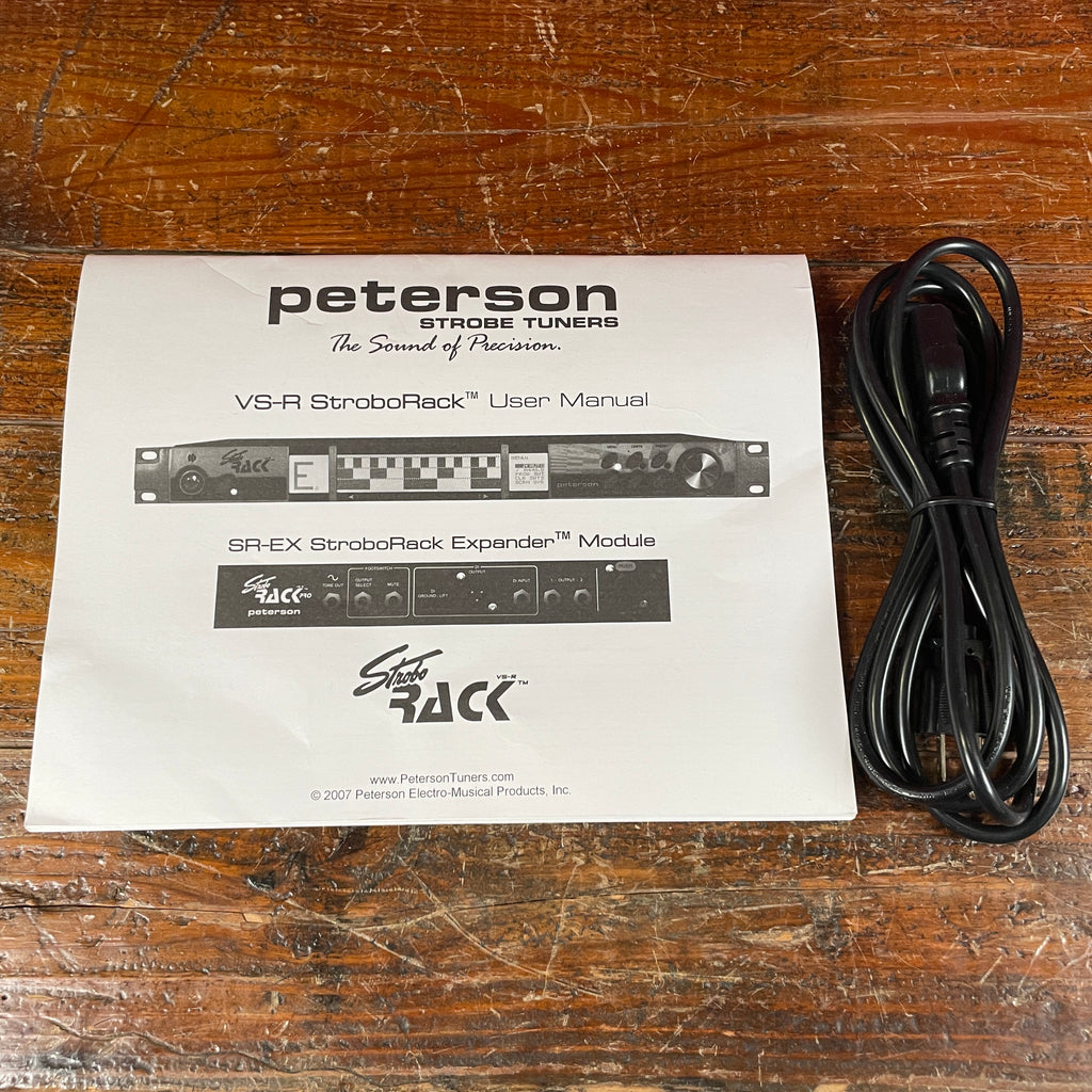 Peterson VS-R StroboRack Rack Mounted Strobe Tuner – Drugan's Drums ...
