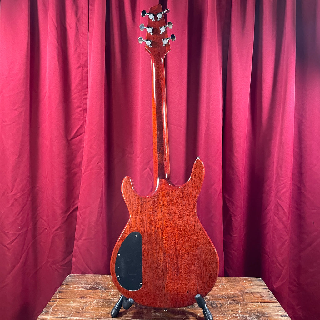 Kurt Wilson Standard XL Hollow Body Amber Quilt Top Guitar – Drugan's ...