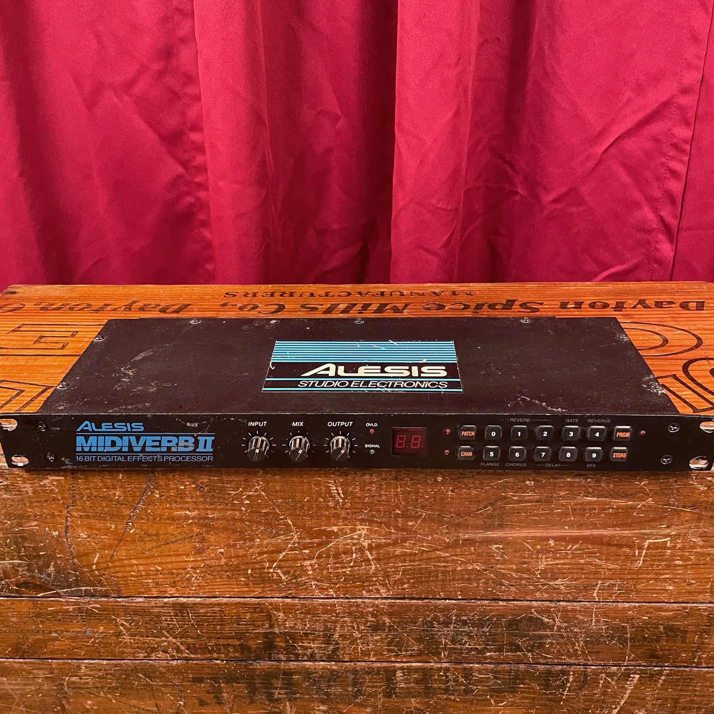 Alesis Midiverb II 16-Bit Digital Effects Processor w/ Power Supply ...