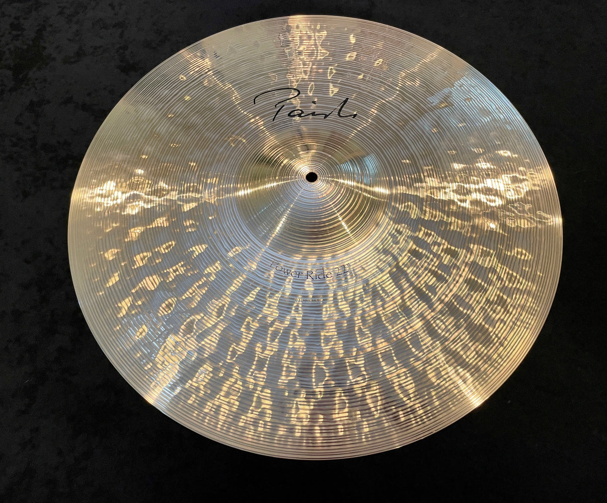 22" Paiste Signature Power Ride Cymbal 3884g – Drugan's Drums & Guitars