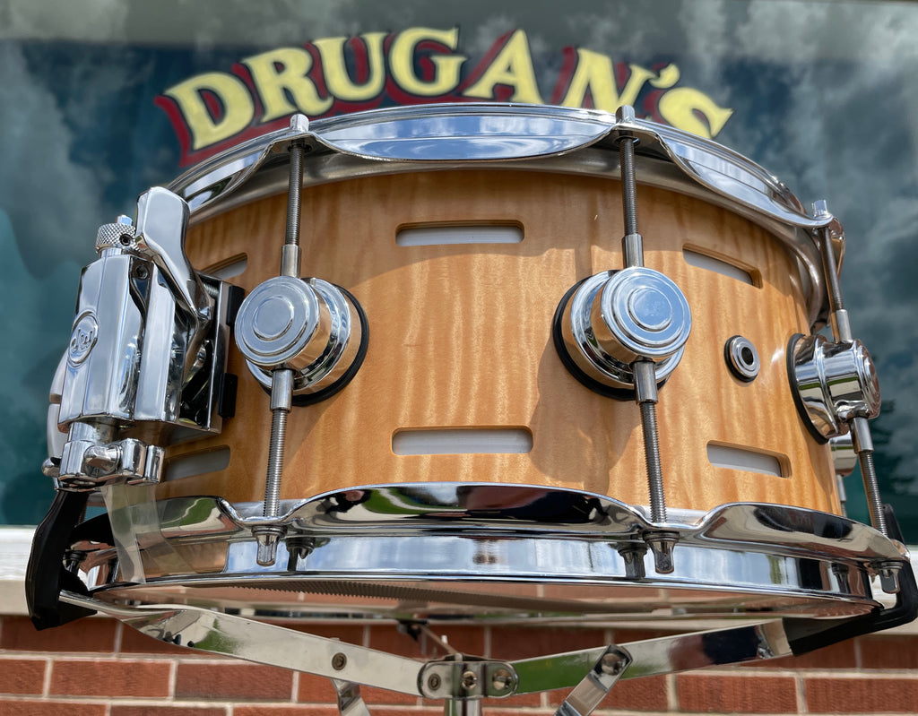 DW Collector's Series Acoustic EQ 6x14 Snare Drum Natural Drum Worksho ...