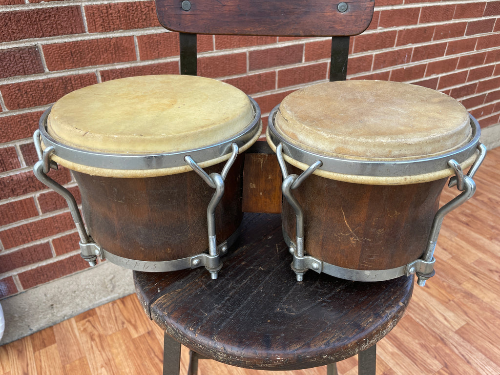 1980s Ludwig No. L-4012 7" & 8" Hand Bongos – Drugan's Drums & Guitars