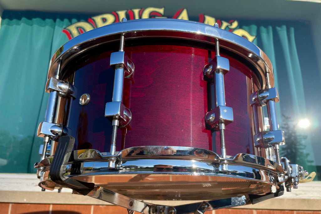 NOS Premier 7x14 Signia Maple Snare Drum Cherrywood 10-Lug – Drugan's ...