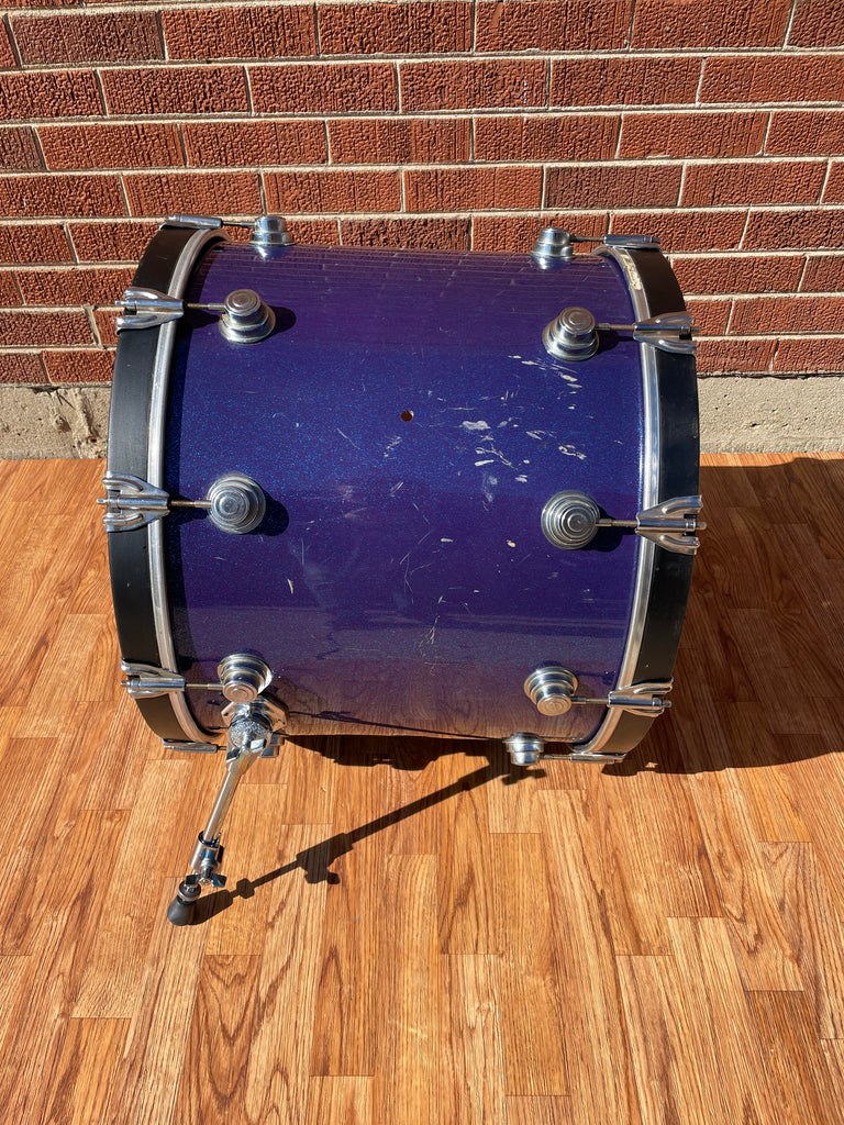 DW Drum Set Blue/Purple Sparkle Drum Workshop Pre-Collector's Series 2 ...
