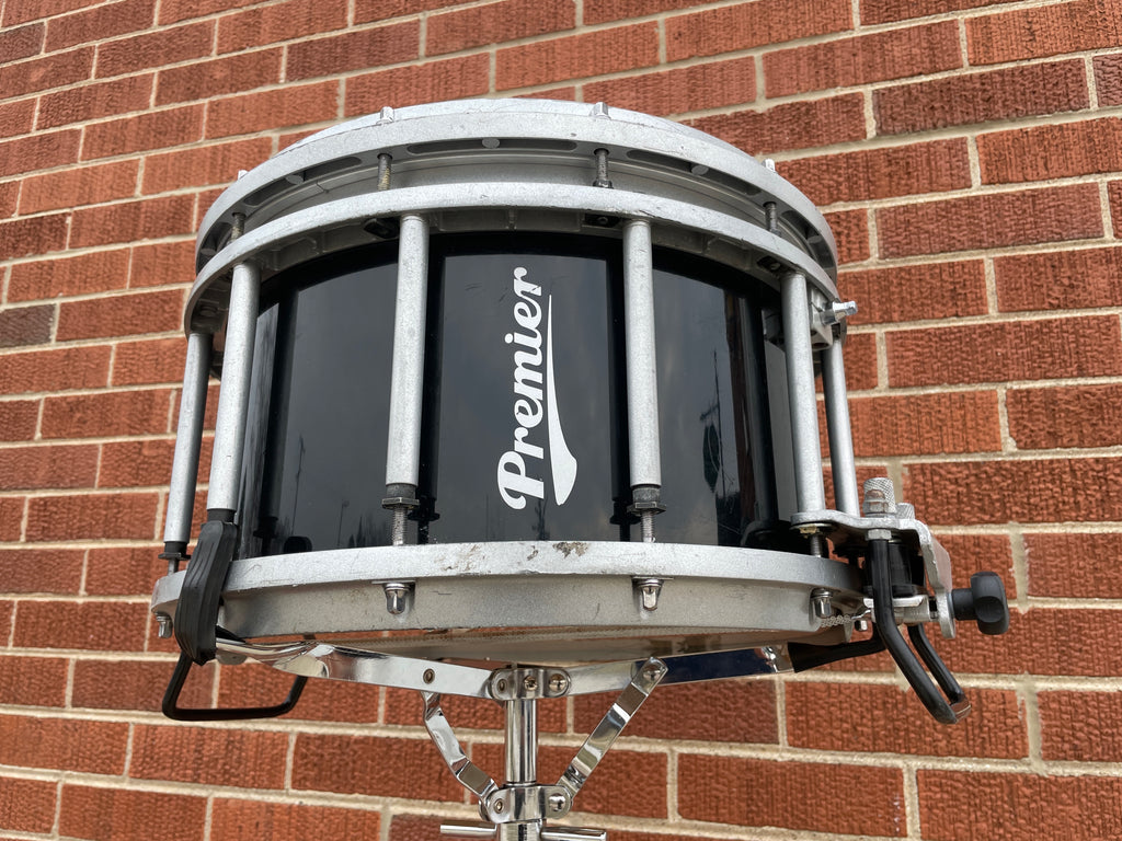 Premier 7x14 HTS 400 Marching Snare Drum Ebony Black – Drugan's Drums ...