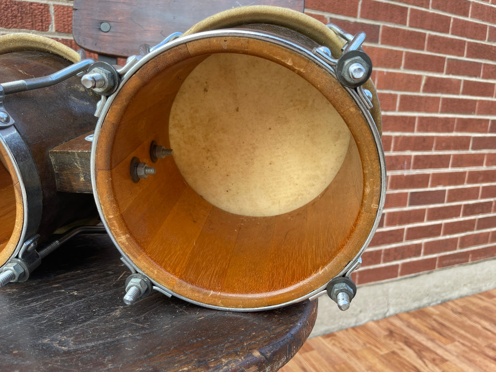 1980s Ludwig No. L-4012 7" & 8" Hand Bongos – Drugan's Drums & Guitars