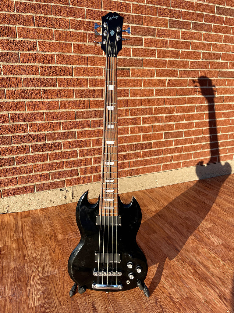 Epiphone 5-String SG Bass Black EB-35 EB35 – Drugan's Drums & Guitars
