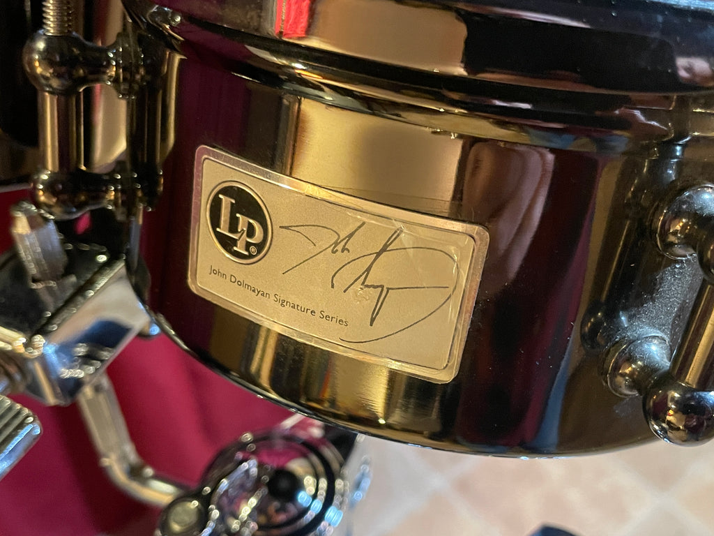 LP John Dolmayan Signature Mini Timbales Black Latin Percussion 845-JD ...