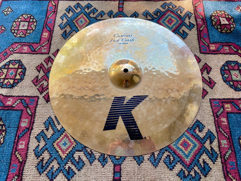 16" Zildjian K Custom Fast Crash 1066g K0982 *Video Demo* – Drugan's ...