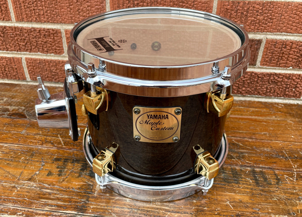 NOS Yamaha 8x7 Maple Custom Tom Black Maple 7x8 – Drugan's Drums & Guitars