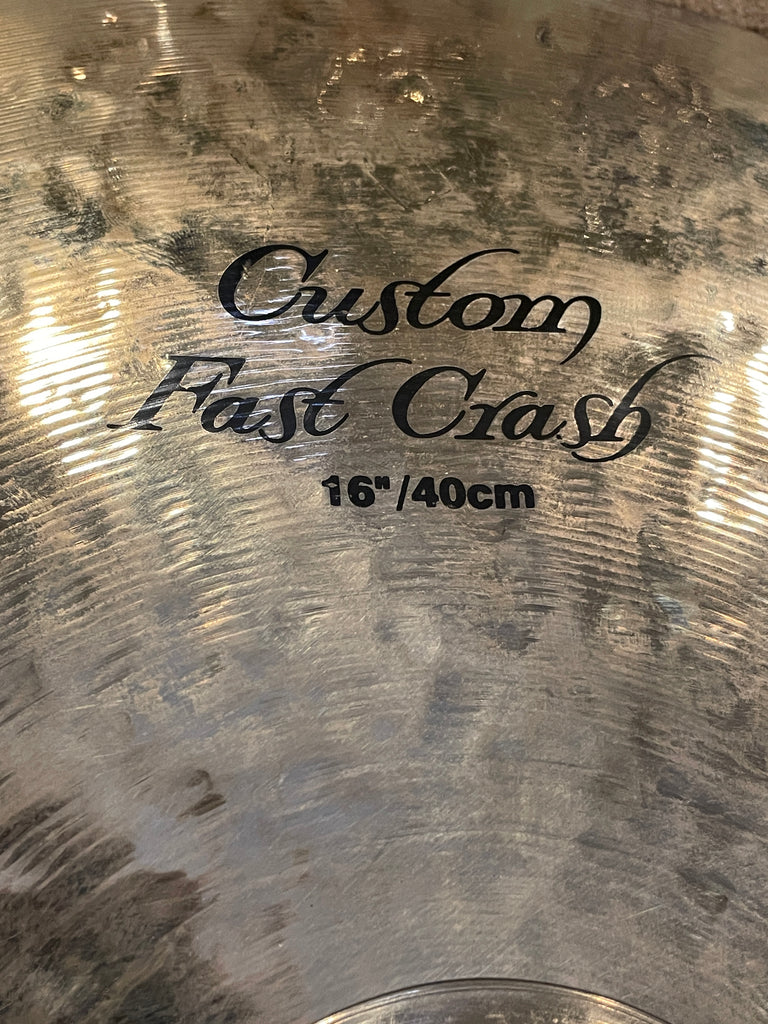 16" Zildjian K Custom Fast Crash Cymbal 984g – Drugan's Drums & Guitars