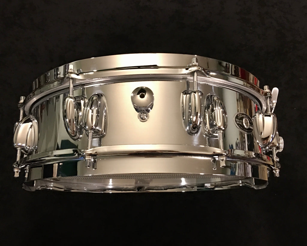 1970 Slingerland Buddy Rich 4X14 Chrome Over Wood 3 ply Snare Drum – Drugan's Drums & Guitars