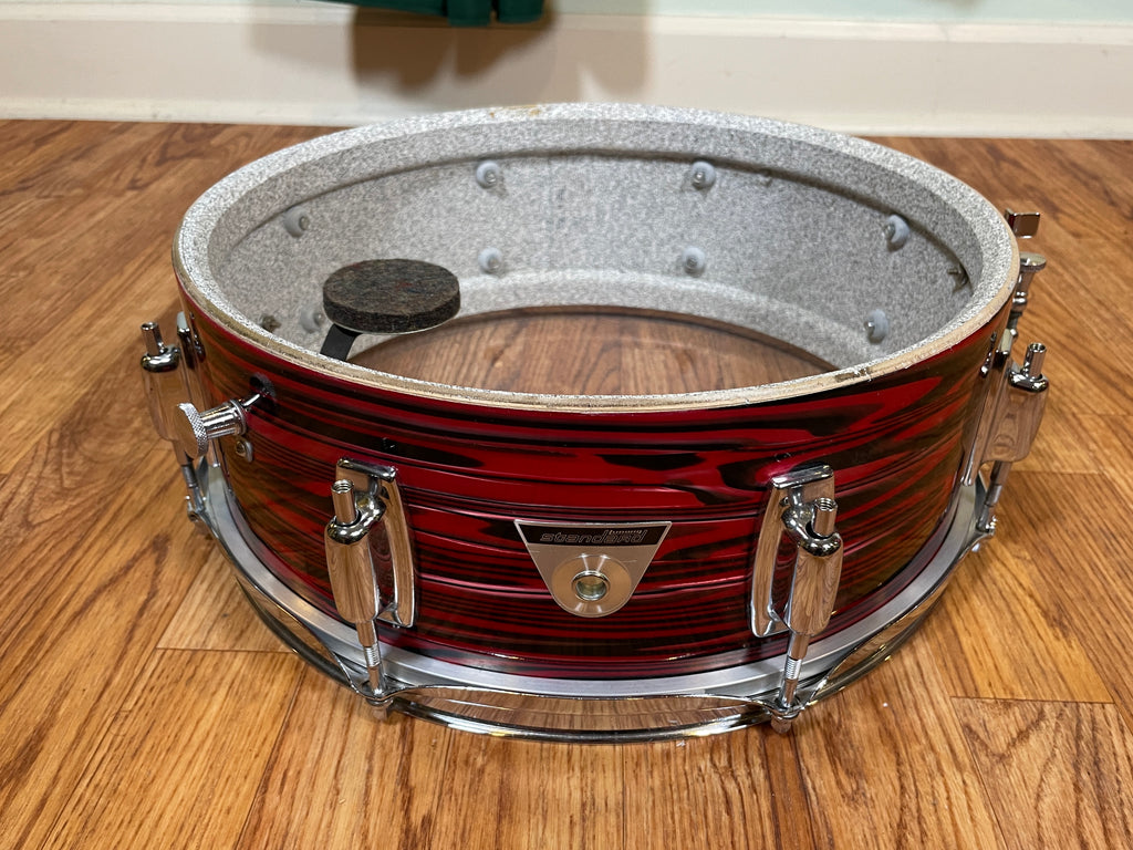 1971 Ludwig Standard Drum Set Ruby Red Strata 20/12/14/5x14 – Drugan's ...