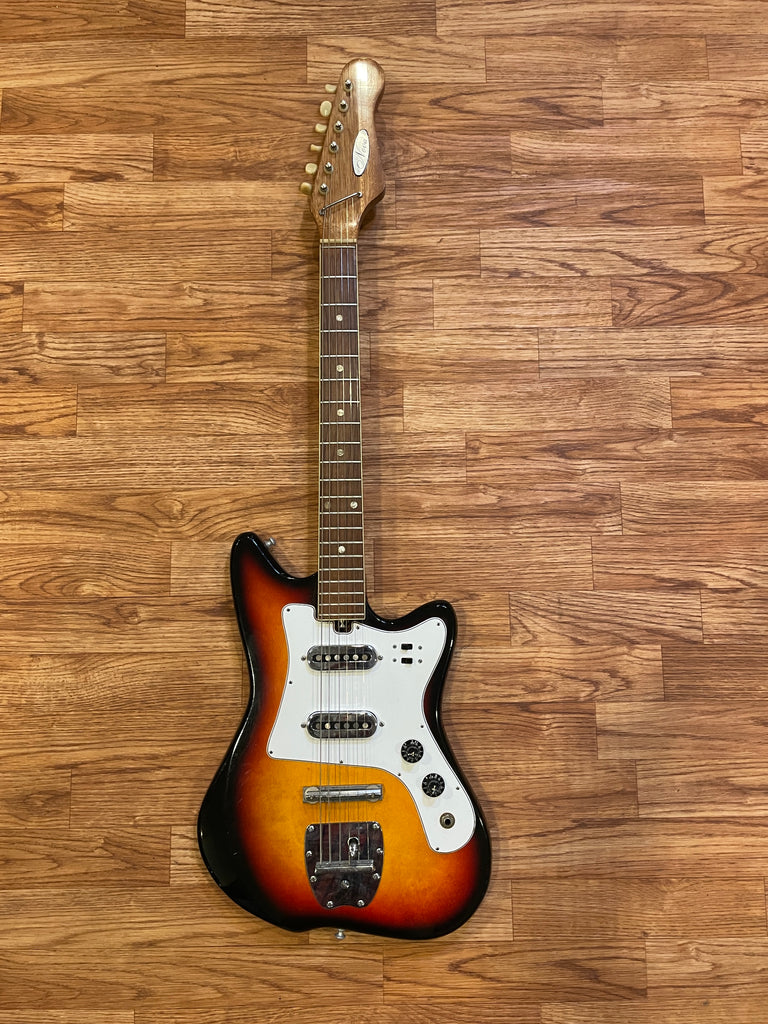 1960s Nova Electric Guitar Sunburst MIJ Made In Japan – Drugan's Drums ...