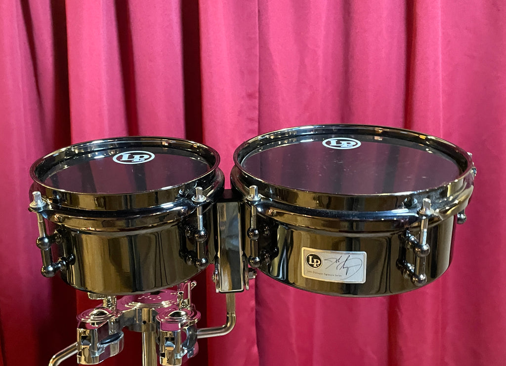 LP John Dolmayan Signature Mini Timbales Black Latin Percussion 845-JD ...