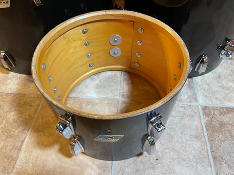 1970s Ludwig Super Classic Drum Set Black Cortex 22/13/16 – Drugan's ...